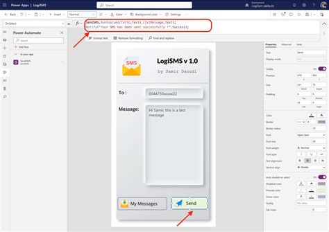 Send Sms Text Messages From A Power Apps
