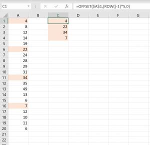 How To Select Every Nth Row In Excel With Example
