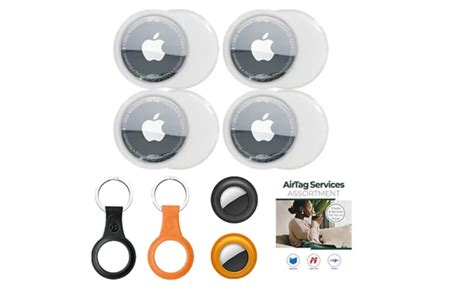 Apple Airtags 4 Pack With Keychain Silicone Case And Voucher Only 7998 Shipped Reg 182 At