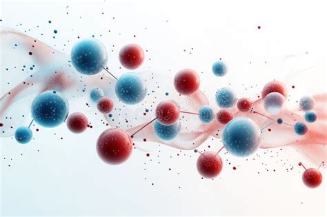 Abstract Illustration Shows Cellular Metabolism Molecules Interconnected Metabolic Processes