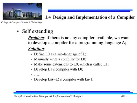 Ppt Compiler Construction Principles And Implementation Techniques
