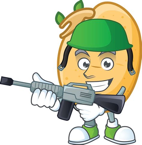 Sprouted Potato Tuber Cartoon Character Style 19829684 Vector Art At Vecteezy