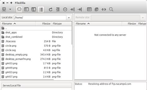 Filezilla Box Theme Lubuntu