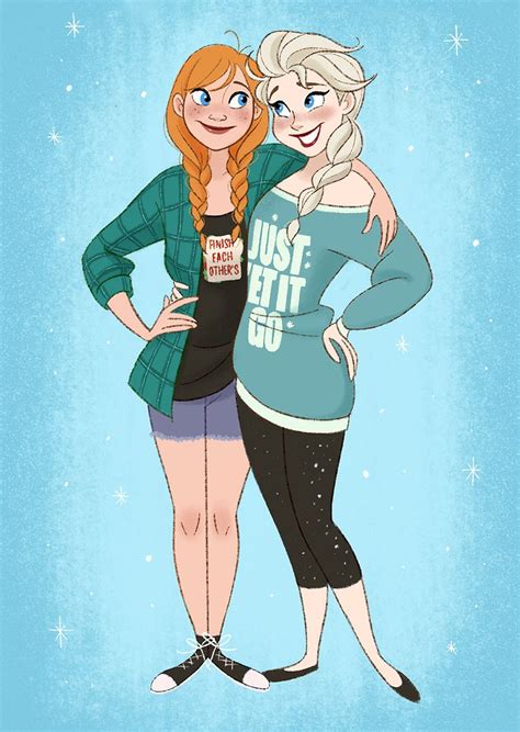 Annamatedarts Anna And Elsa ” Disney Fan Art Disney Frozen Elsa