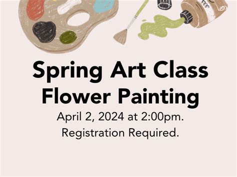 Spring Art Class Allentown Public Library