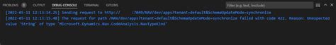 Nav2018 Unexpected Value ‘string Of Type ‘microsoftdynamicsnavcodeanalysisnavtypekind