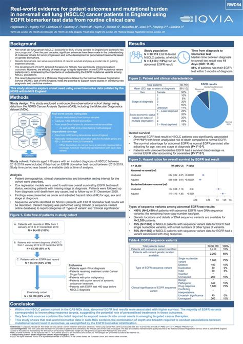 Real World Evidence For Patient Outcomes And Mutational Burden In Non Small Cell Lung Nsclc