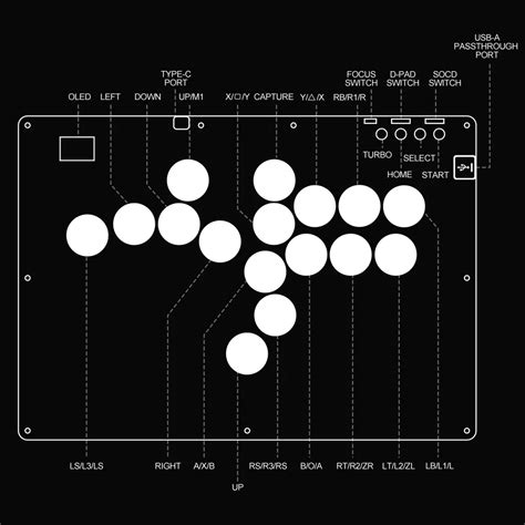 Duelpad Leverless Controller Hitbox For Ps5 Fighting Game Stick Arcade Joystick Pico Gp2040 Ce