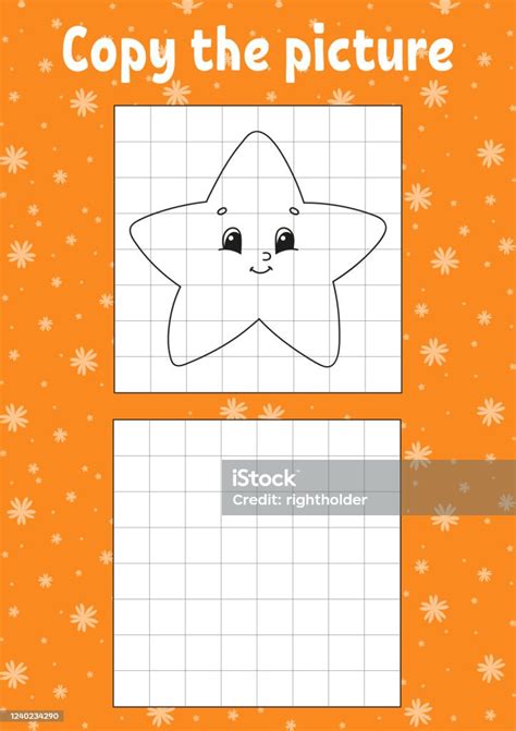 그림을 복사합니다 아이들을위한 책 페이지를 색칠 교육 개발 워크 시트 어린이를위한 게임 필기 연습 재미있는 캐릭터 만화 벡터 일러스트레이션입니다 개념에 대한 스톡 벡터 아트