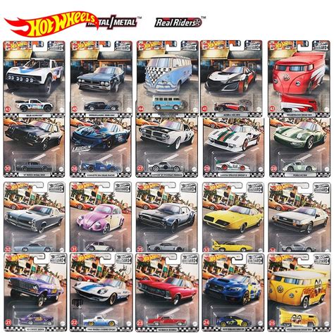 오리지널 핫 휠 프리미엄 자동차 대로 다이캐스트 164 Voiture 닛산 스카이라인 폭스바겐 미니 도요타 어린이 소년 장난감 Aliexpress
