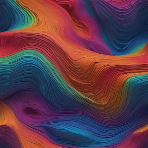 Premium Photo Abstract Gradient Topographic Contour Lines 3d Illustration