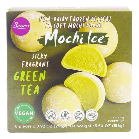 Buono Mochi Ice Green Tea Frozen Dessert 156 G Online At Best Price
