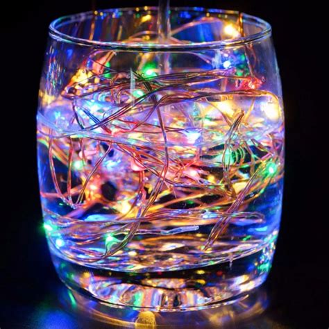 Color M Leds Fairy Christmas String Lights Lamp Battery Operated LED Decorative Lighting