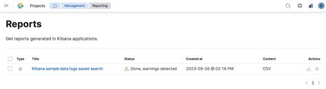 reports serverless elastic