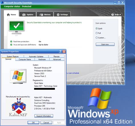 Installing Microsoft Security Essentials On XP Bit And Windows Server Babe Green