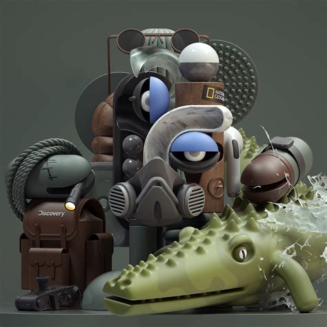 3d Model Character Design Picasso Painting By Omar Aqil 3