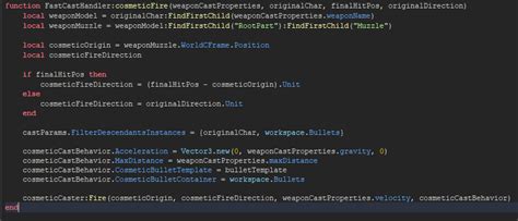 Fastcast Bullet Trail Not Appearing From Muzzle Scripting Support