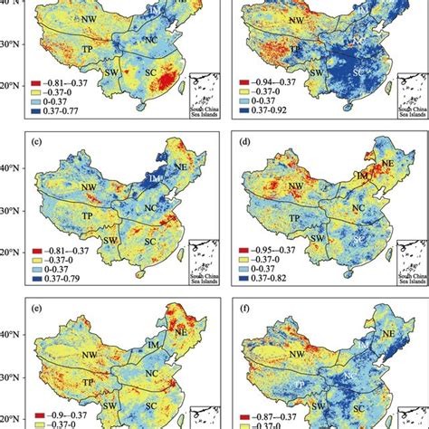 A Spatial Pattern Of Correlation Coefficient Between Spring Download Scientific Diagram