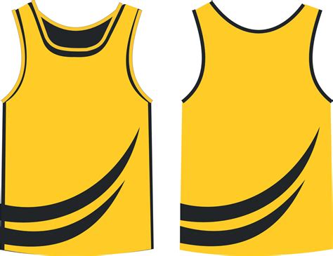 Sleeveless Tank Top Basketball Jersey Vest Design T Shirt Template