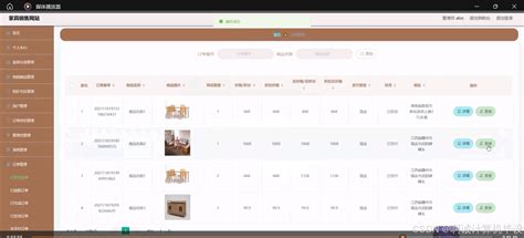 ssm毕设 家具销售网站源码 程序 论文 csdn博客