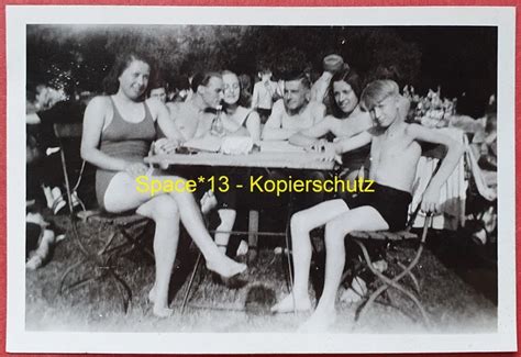 Foto Halb Nackter Pimpf Bdm M Dchen Portrait Deutsche Jugend M Del Bademode Eur Picclick De