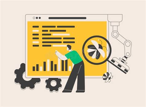 Automated Testing Abstract Concept Vector Illustration Stock Vector Illustration Of