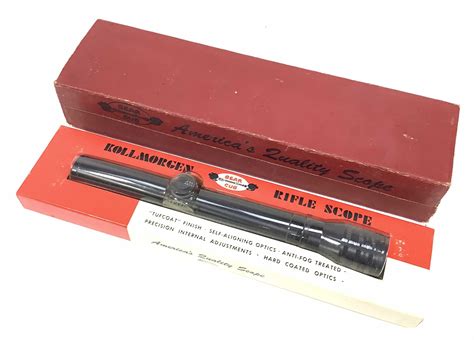 Lot Kollmorgen Bear Cub Rifle Shotgun Scope