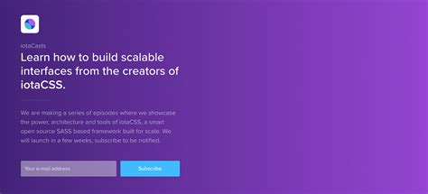Introducing Iotacss A Smart Open Source Sass Based Design By