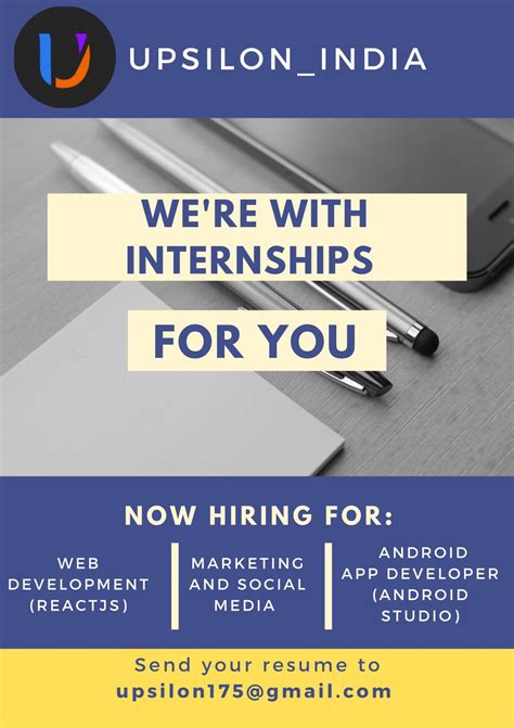 Upsilonindia On Linkedin Iitmadras Internship Hiring