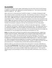 PH Buffer Lab Nina Armbruster Docx Lab PH And Buffers The Purpose Of This Lab Is To Gain A