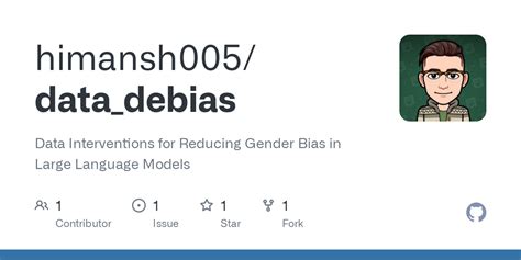 Github Himansh005datadebias Data Interventions For Reducing Gender Bias In Large Language