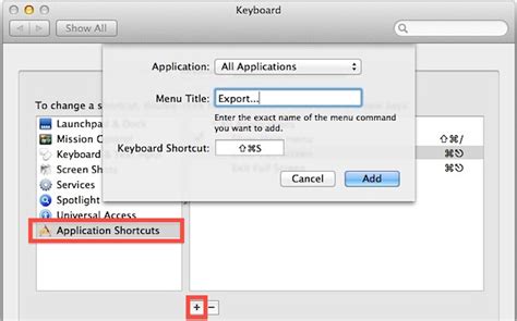 How To Save As” In Mac Os X Lion With An Export” Shortcut