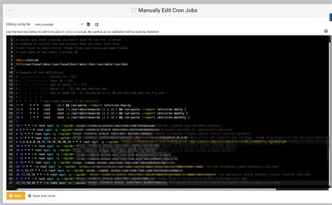 cron job issue listing and update problems help home for newbies virtualmin community