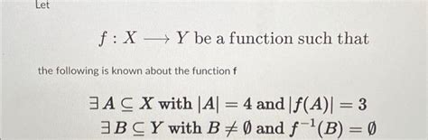 Let F X Y Be A Function Such That The Following Is Chegg Com