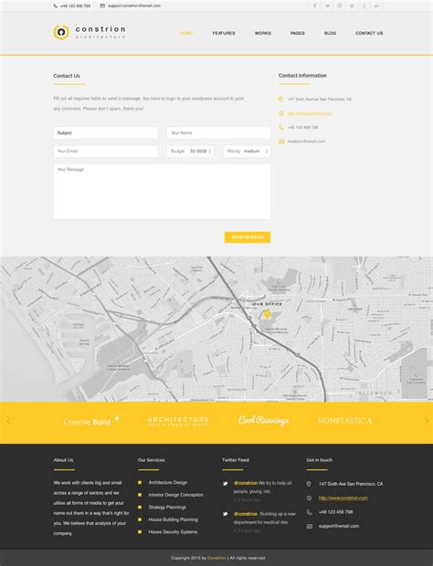 Constrion Construction And Builder Html Template Templates Html
