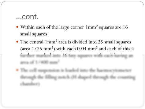 Solution Haemocytometer Calculation Of Red Blood Cells White Blood