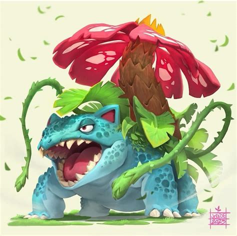 Venasaur Monster Form Not My Art Pokemon Art Pokemon Fan Art Pokemon