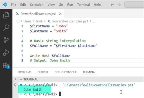 How To Concatenate String With Space In Powershell