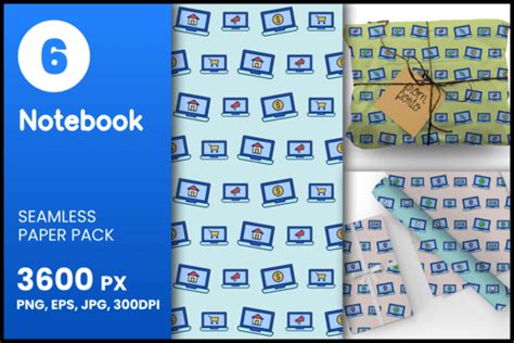 Notebook Seamless Patterns Graphic By Fromporto · Creative Fabrica