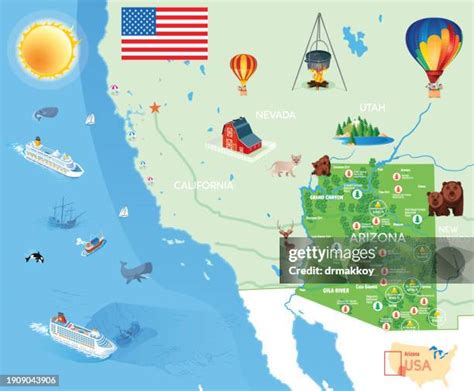 Phoenix Arizona Usa Map Phoenix Arizona Us Map Vector Printable Atlas