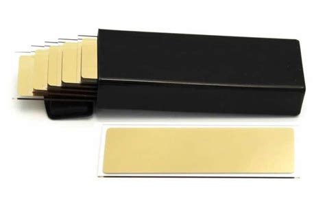 Gold Coated Microscope Slide