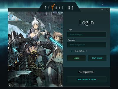 RF Online Launcher By Aleksandr Petrov Dribbble