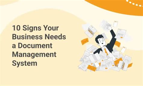 10 Signs Your Business Needs A Document Management System Document Management System Folderit