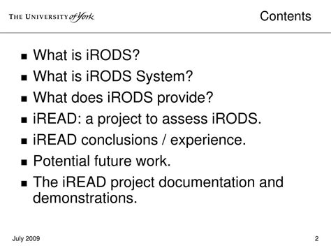 ppt online data storage using irods™ integrated rule oriented data