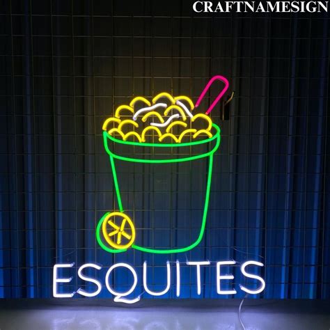 Open Esquites Shop Neon Signs Esquites Led Signs Custom Neon Led Sign