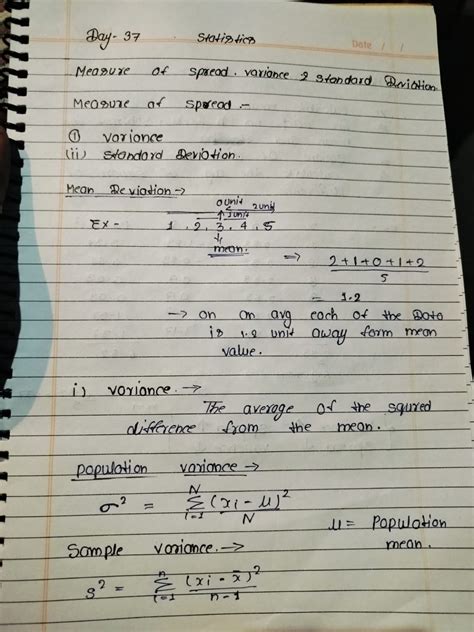 Devesh Shukla On Linkedin Day37 Dataanalytics Measures Variance Standard Skewness Insights
