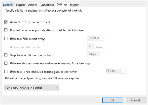 Taskscheduler Windows Task Scheduler Launch Request Ignored Instance Already Running