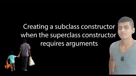 creating a subclass constructor when the superclass constructor