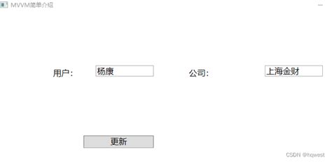 WPF真入门教程 MVVM简单介绍 wpf中的视图模型 CSDN博客