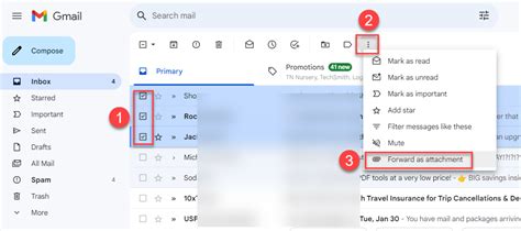 forwarding emails as attachments ascendant